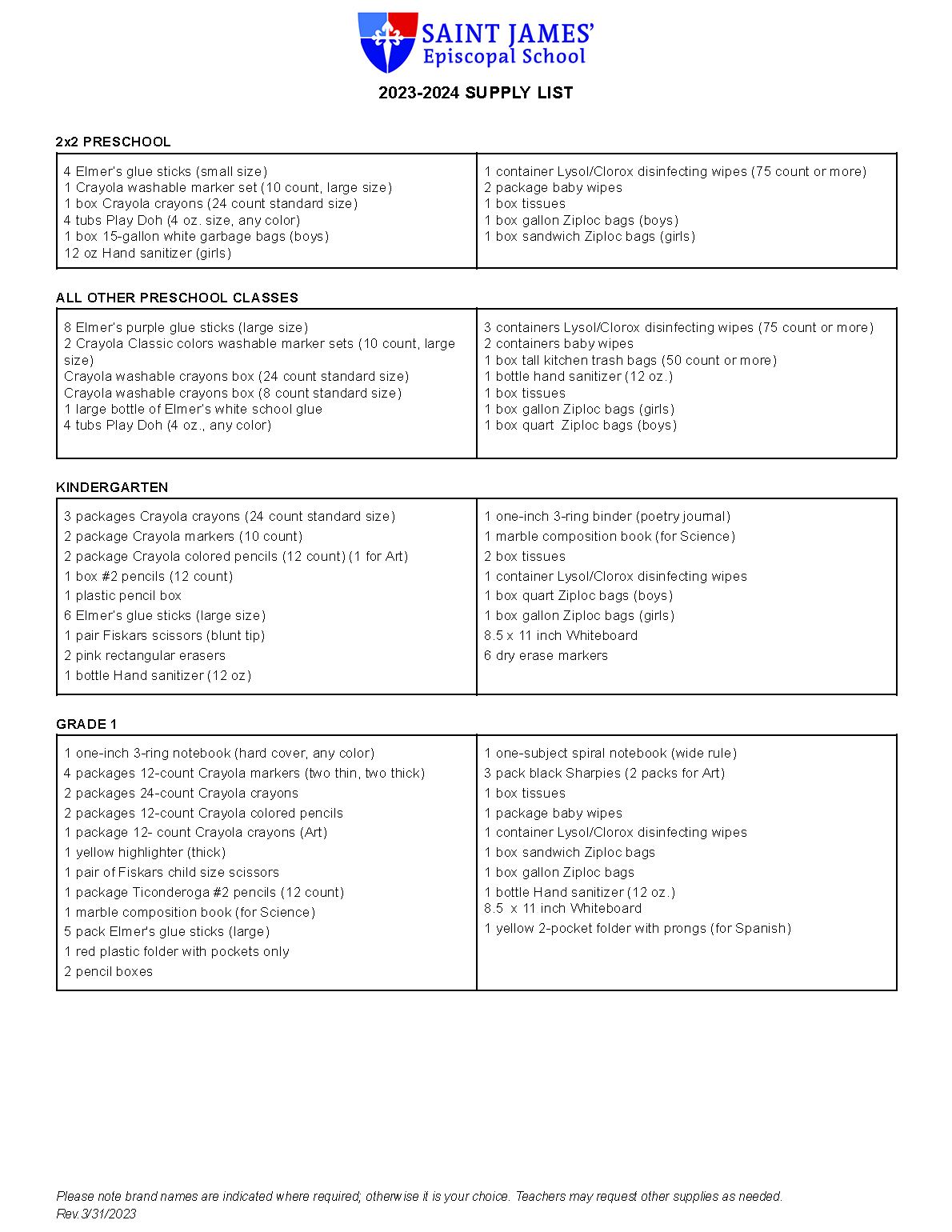 supply-lists-saint-james-episcopal-school